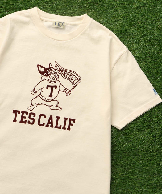 TES COLLEGE FLOCKY T-SHIRT / Tシャツ – TES | THE ENDLESS SUMMER